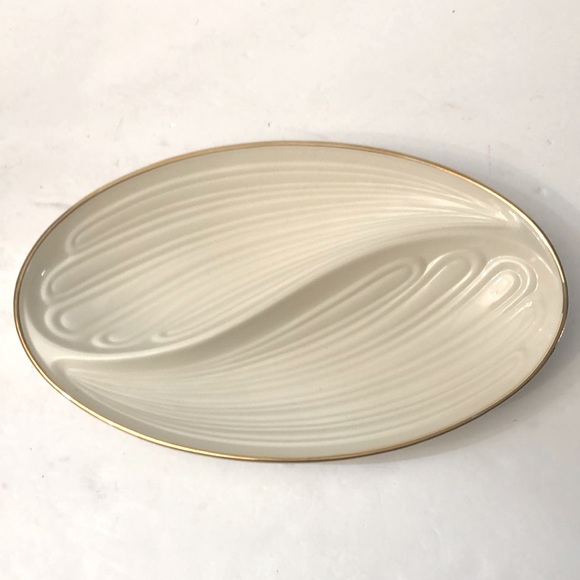 Lenox | Kitchen | Lenox Housewarming Divided Condiment Dish With Gold ...